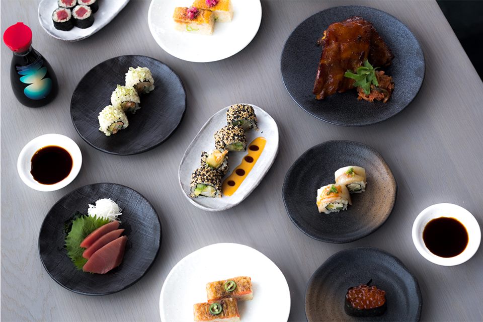 The VIBE Inside Tora Restaurant, a modern Sushi restaurant in Yorkdale ...