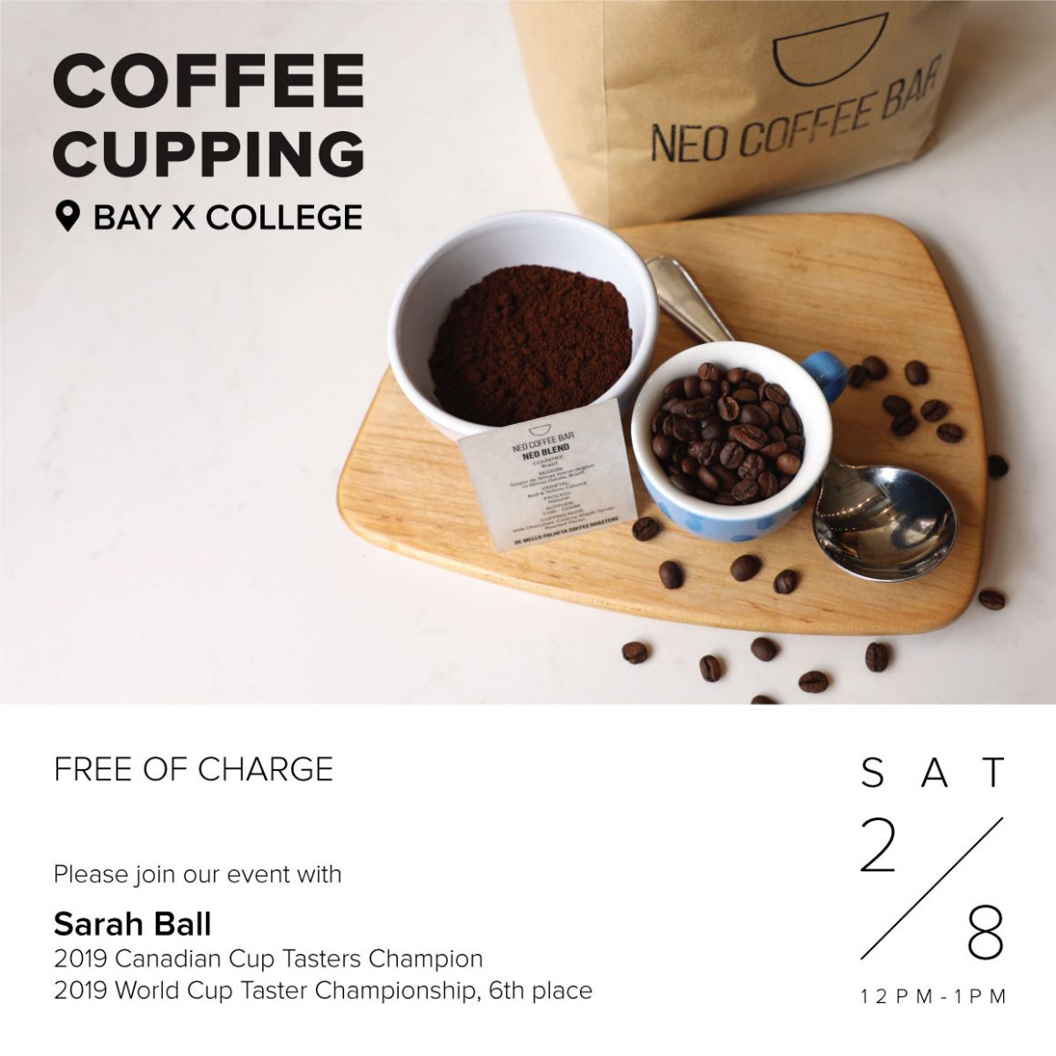 Neo Coffee Bar Coffee Cupping - View the VIBE Toronto