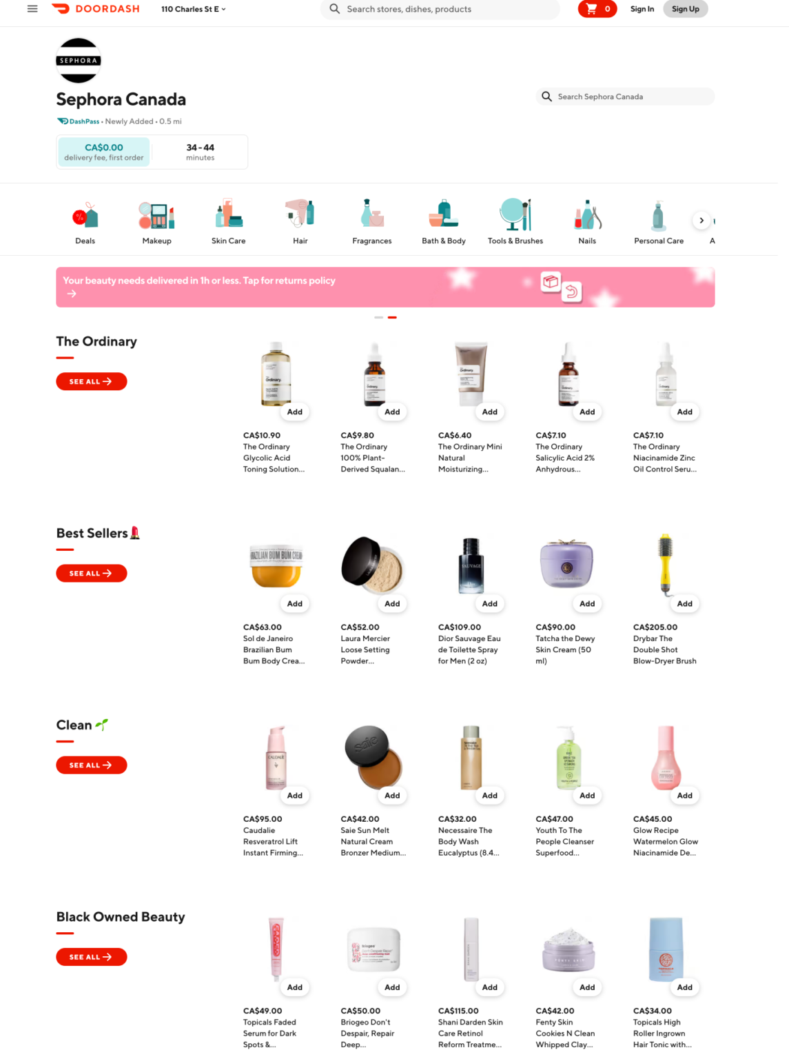 DoorDash and Sephora partner for On-Demand Delivery so your skincare is ...