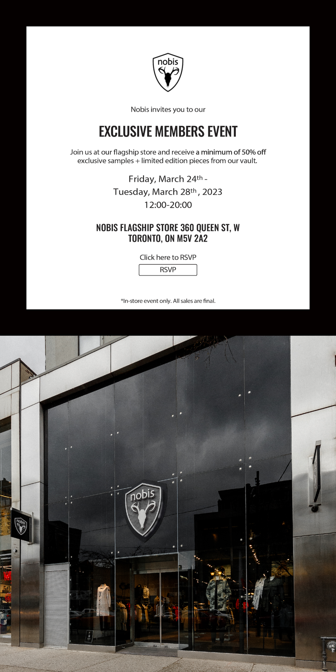 Nobis Exclusive Members Event - View the VIBE Toronto