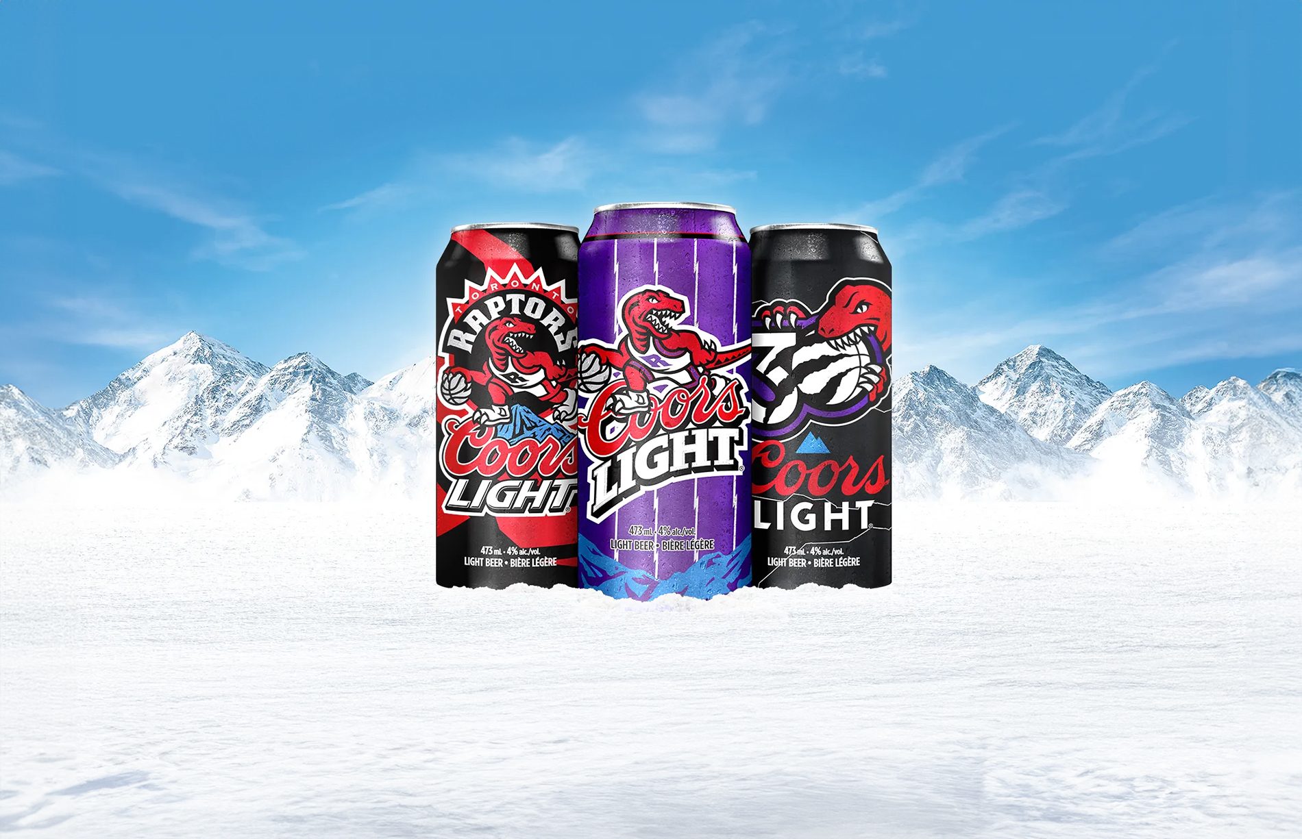 Coors Light marks 30 years of Raptors fandom with a special tribute can