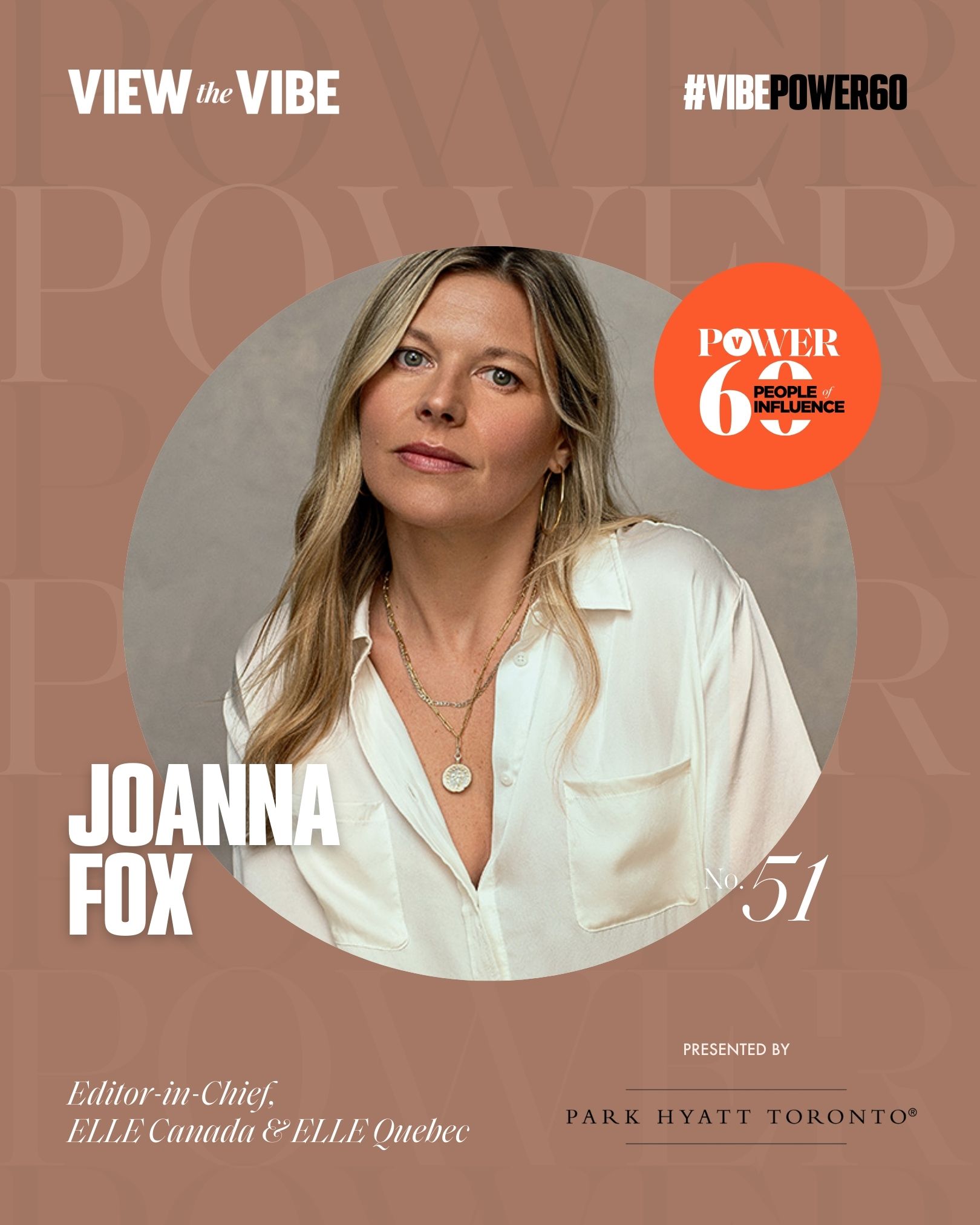 View the VIBE's 2025 POWER 60 List: Most Influential Canadians